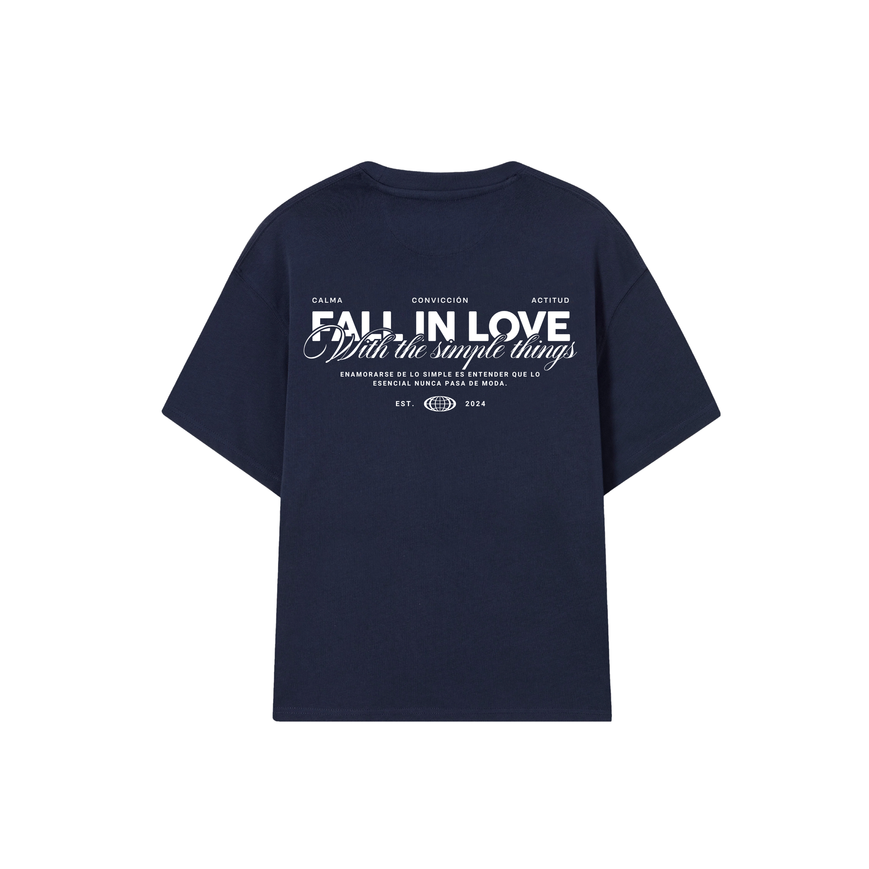 POLERA FALL IN LOVE (AZUL MARINO) – Simpl.